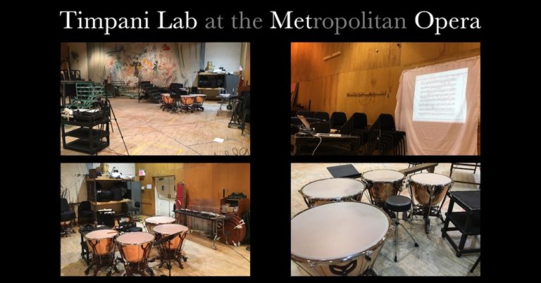 Timpani Lab at the Metropolitan Opera – Jason Haaheim